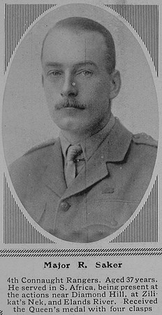 UK Photo And Social History Archive | S | Saker R Major 4th Connaught ...