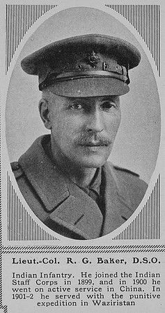 UK Photo And Film Archive | B | Baker R G Lt Col Indian Army The Sphere ...