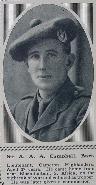 UK Photo And Film Archive | C | Campbell A A A Lt Sir Cameron ...